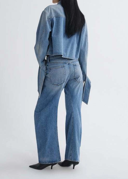 AGOLDE Cropped Denim Shirt Jacket