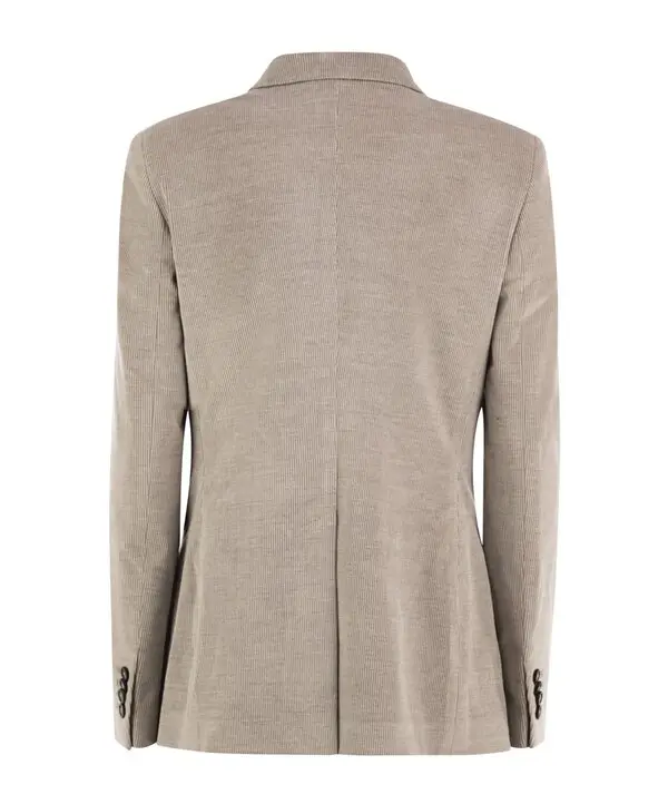 Tagliatore Double-breasted Corduroy Blazer