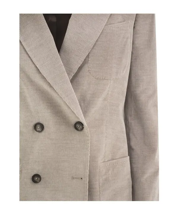 Tagliatore Double-breasted Corduroy Blazer