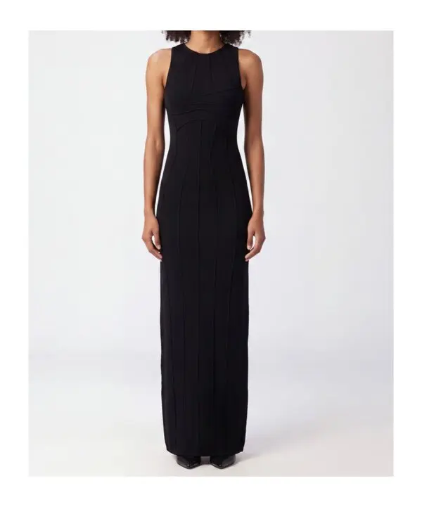 Attico Contoured Midi Dress