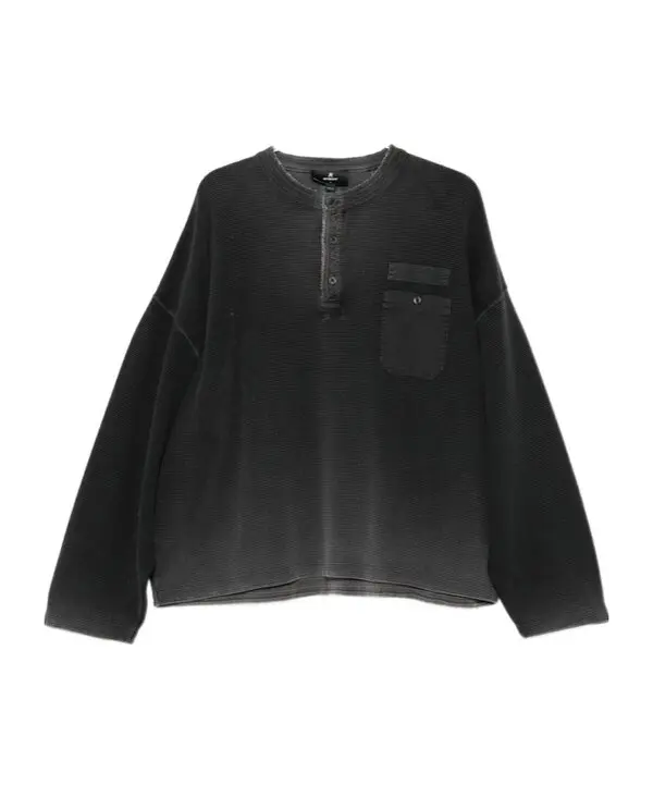 REPRESENT Waffle-knit Sweatshirt