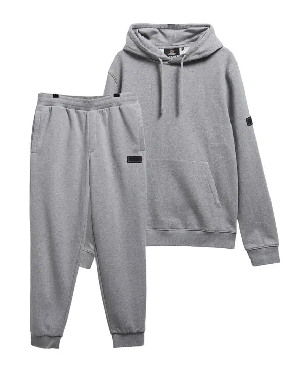 Barbour Hooded Sweatshirt And Jogger Set - Grey