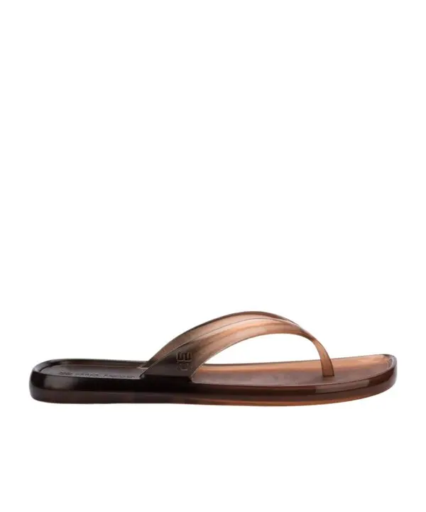 Melissa Beachwear Jelly Flip - Brown/black