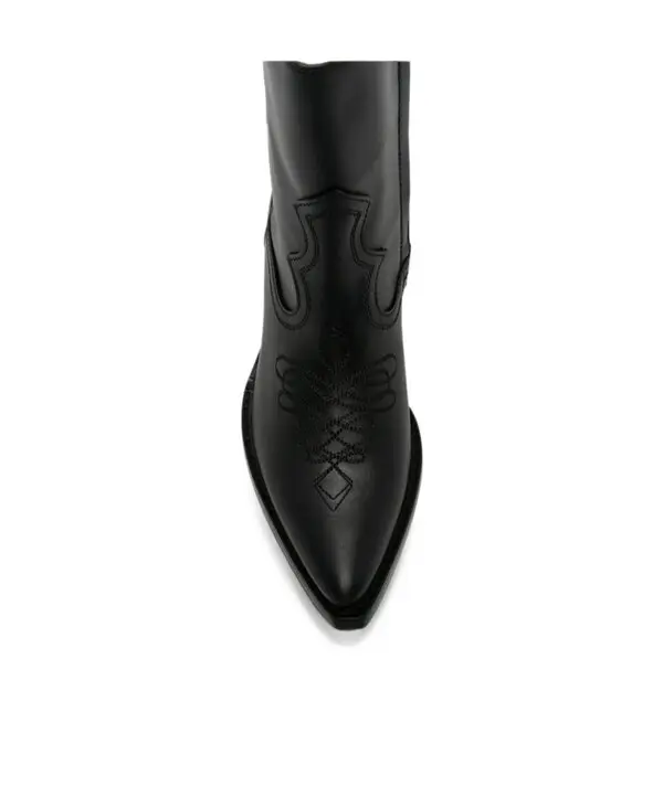 Amiri Embroidered Leather Boots