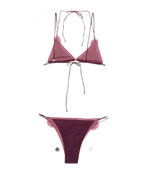 Oseree Decal Bikini Two-piece Set