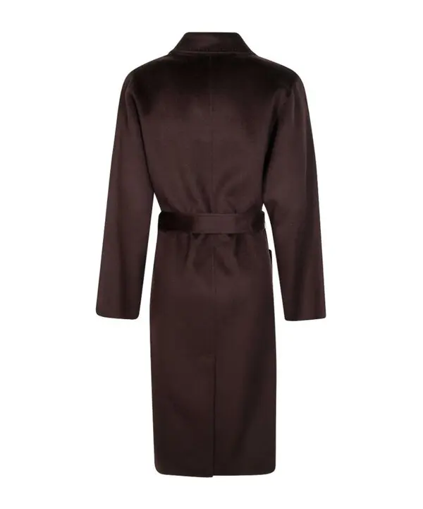 Elisabetta Franchi Double Cloth Belted Coat