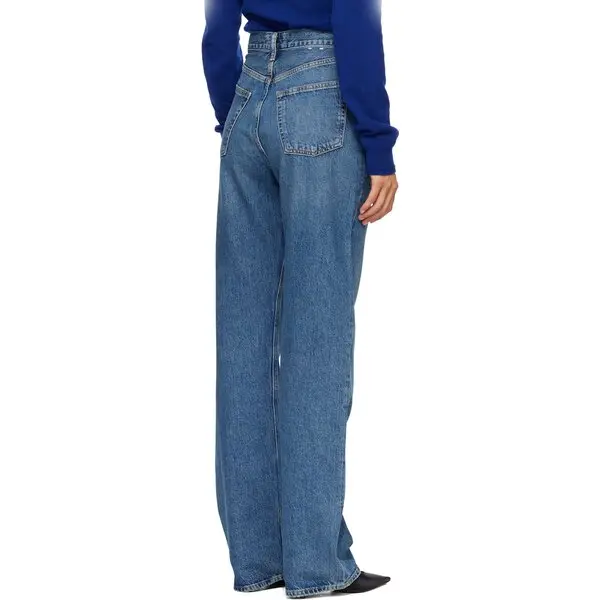 AGOLDE High Waisted Wide Leg Jeans