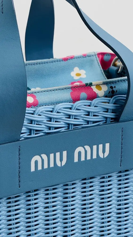 Shopbop Miu Miu Wicker Basket Bag