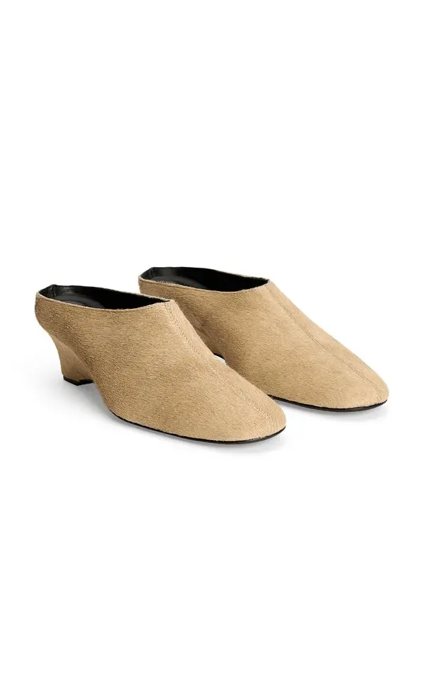 BY MALENE BIRGER Silvinna Pony Hair Mules