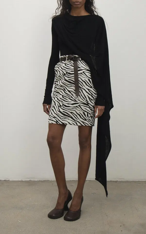 Arakii Haze Knitted Wool-cashmere Long-sleeve Top