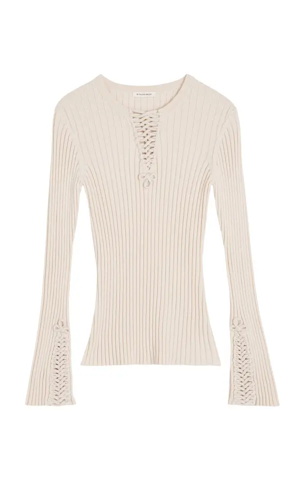BY MALENE BIRGER Milas Wool-cotton Knit Top