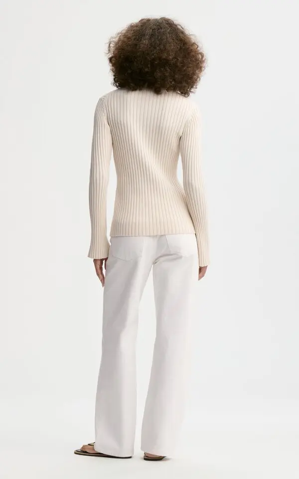 BY MALENE BIRGER Milas Wool-cotton Knit Top