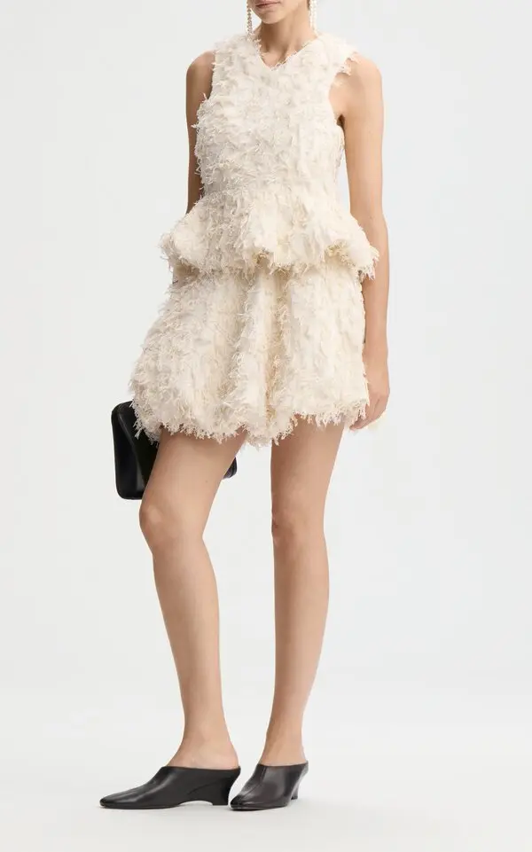 BY MALENE BIRGER Brey Cotton-blend Mini Skirt