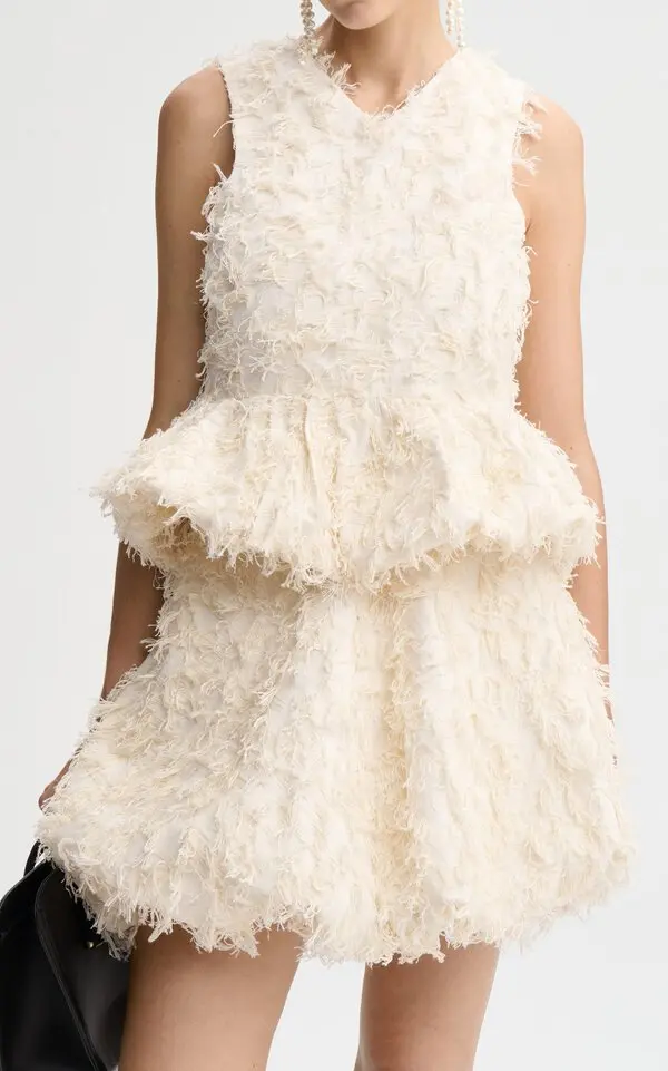 BY MALENE BIRGER Brey Cotton-blend Mini Skirt