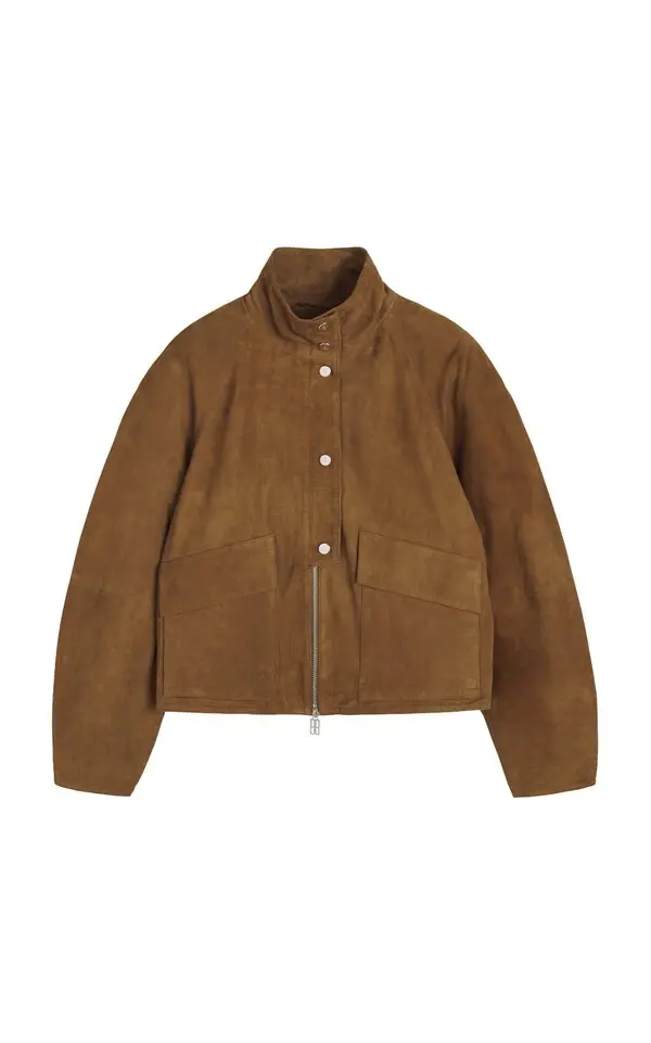 BY MALENE BIRGER Suzanne Leather Jacket - Brown