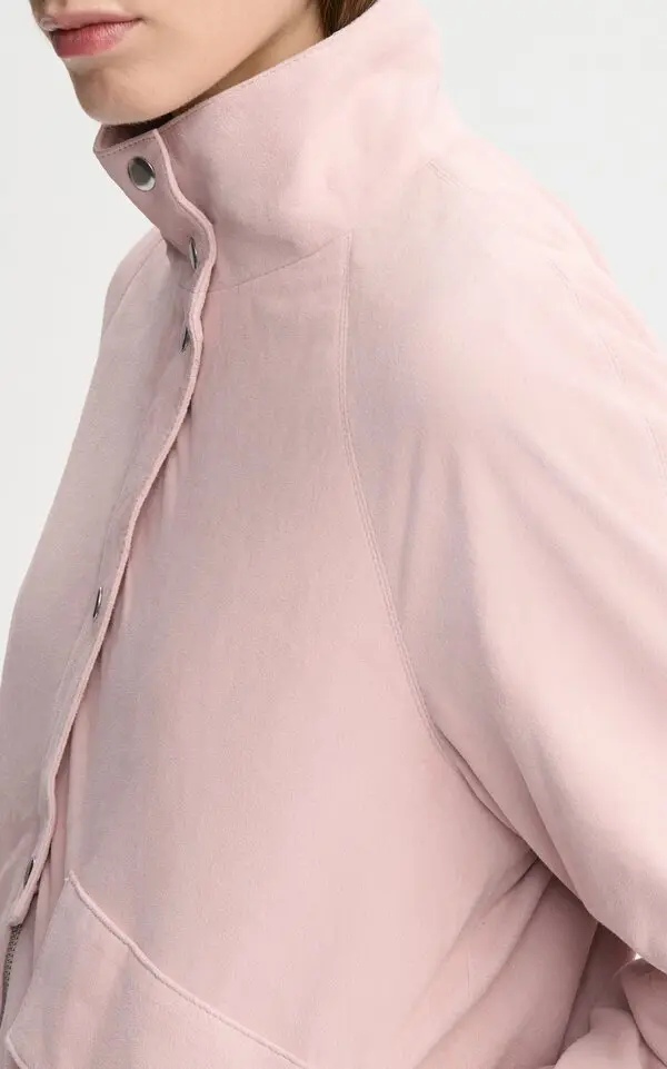 BY MALENE BIRGER Suzanne Leather Jacket - Light Pink