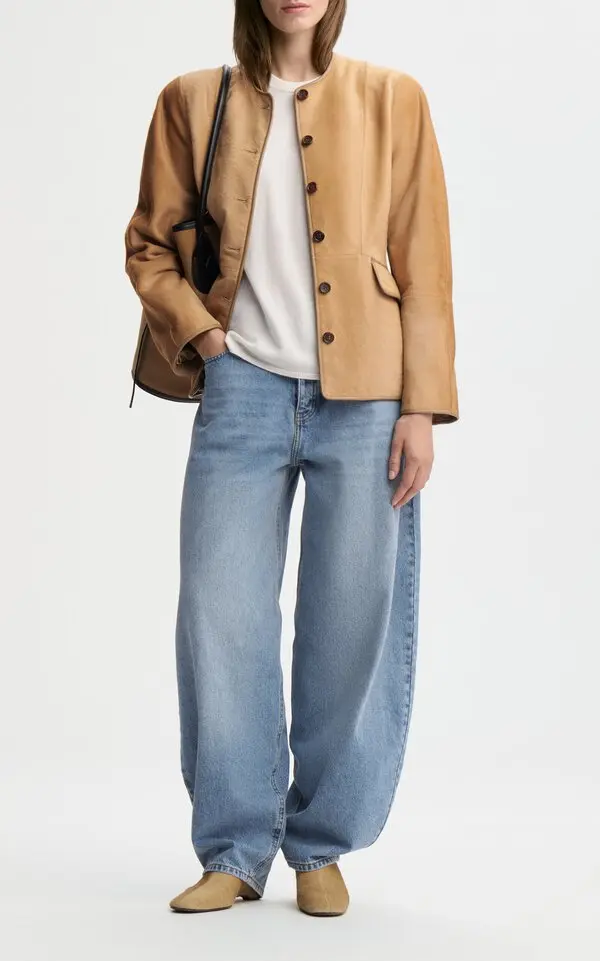 BY MALENE BIRGER Erin Leather Jacket