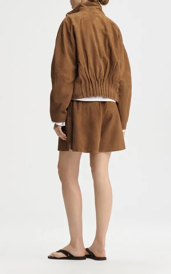 BY MALENE BIRGER Marie Suede Shorts