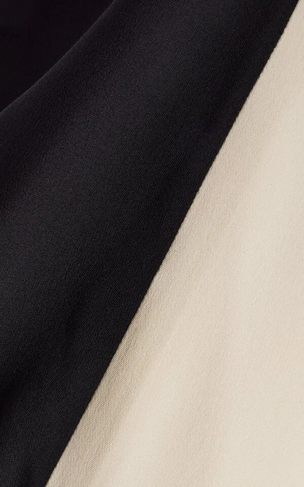 Valentino Garavani Two-tone Silk-cady Gown