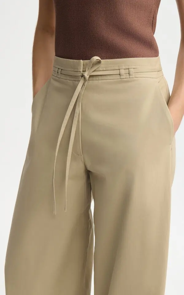 BY MALENE BIRGER Laurel Cotton-blend Trousers