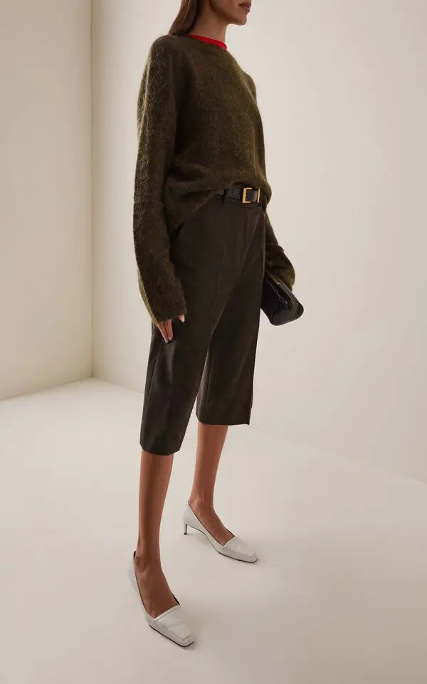 THE FRANKIE SHOP Brickell Wool Bermuda Shorts