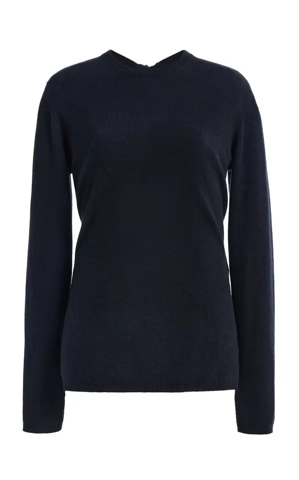 Tove Cosette Cashmere Top - Navy