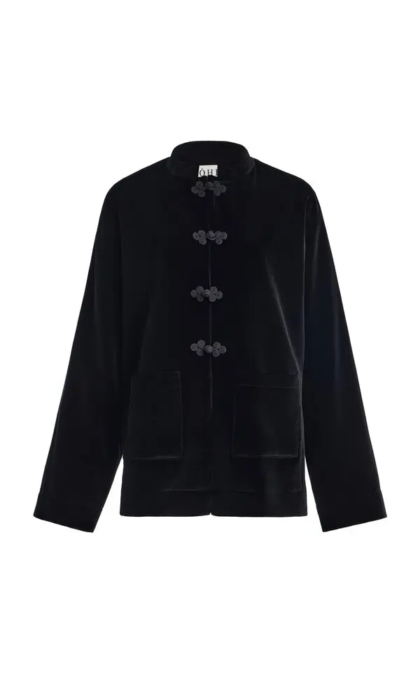 RÓHE Pankou Closure Velvet Jacket