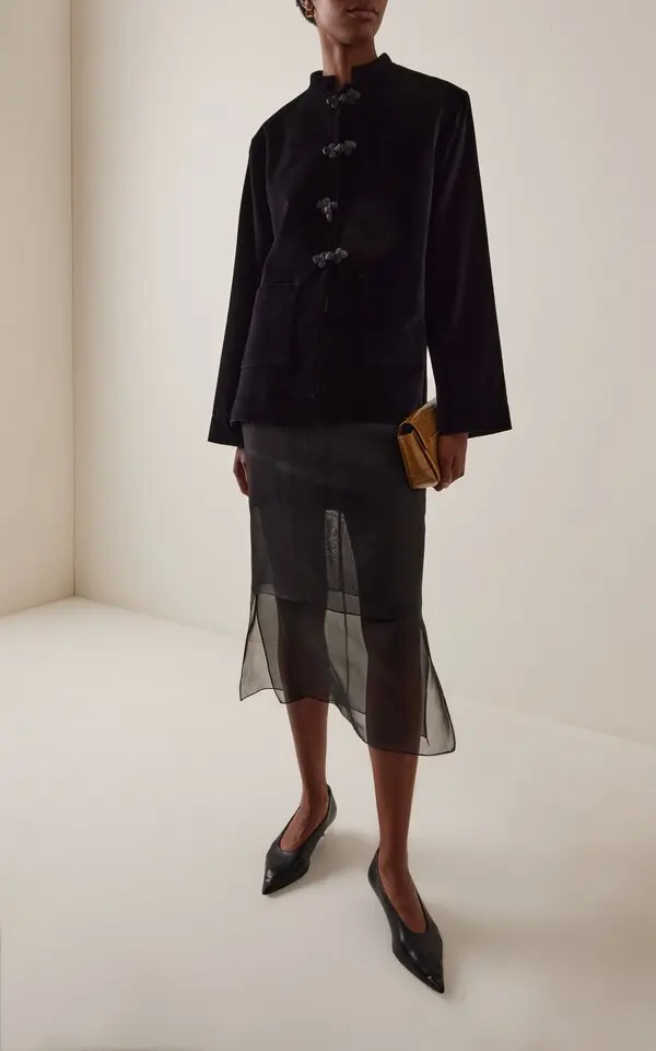 RÓHE Pankou Closure Velvet Jacket