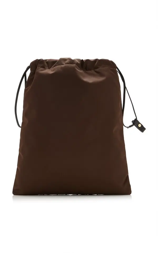 Prada Wish Re-nylon Pouch - Brown
