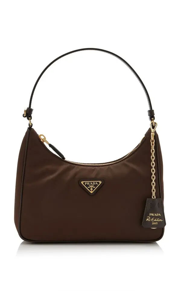 Prada Re-edition 2005 Re-nylon Shoulder Bag - Brown