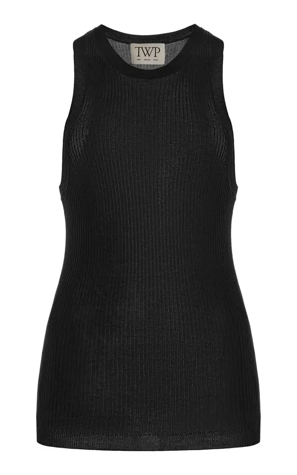 TWP Port Tank Top - Dark Grey
