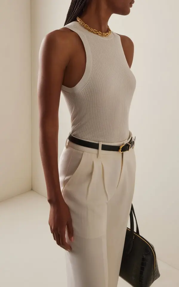 TWP Port Tank Top - Ivory