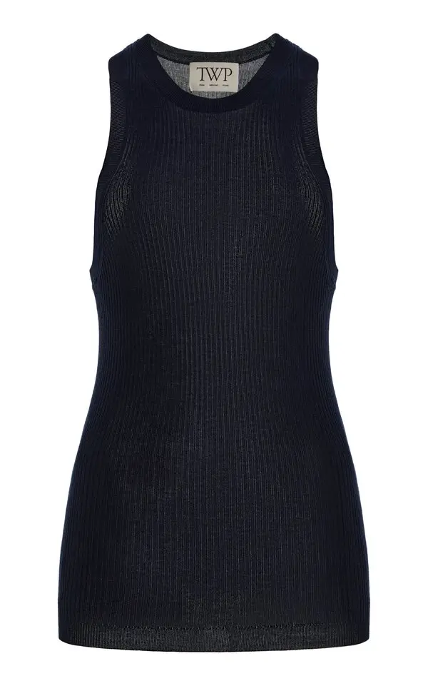 TWP Port Tank Top - Navy