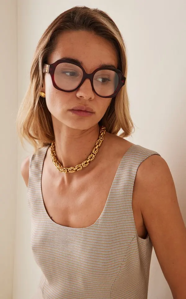 Loewe Anagram Square-frame Acetate Optical Glasses