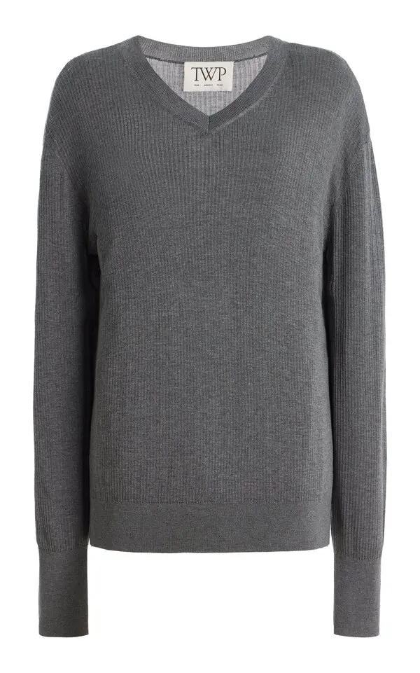 TWP Second Skin Sweater - Dark Grey