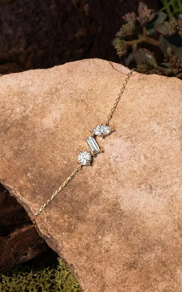 VRAI 14k Yellow Lab-grown Diamond Orion Bracelet