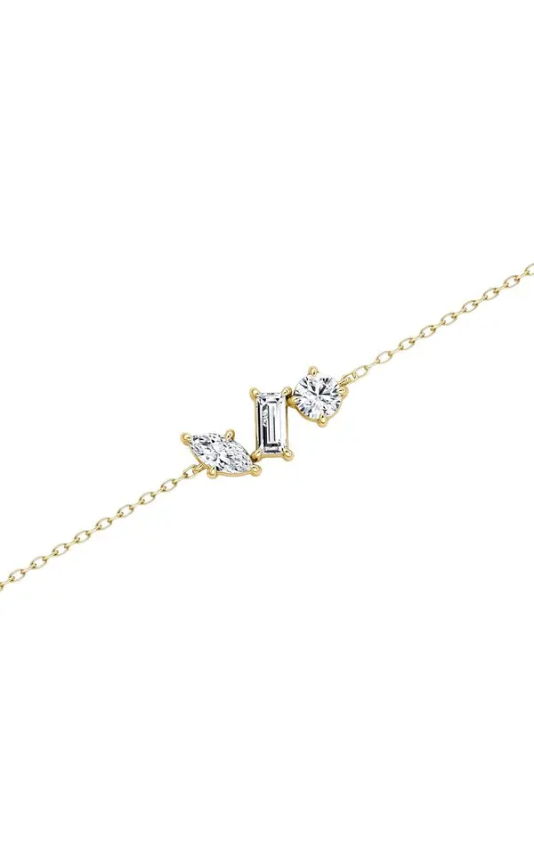 VRAI 14k Yellow Lab-grown Diamond Orion Bracelet
