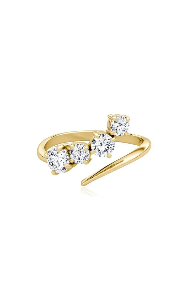 VRAI 14k Yellow Lab-grown Diamond Cosmos Ring