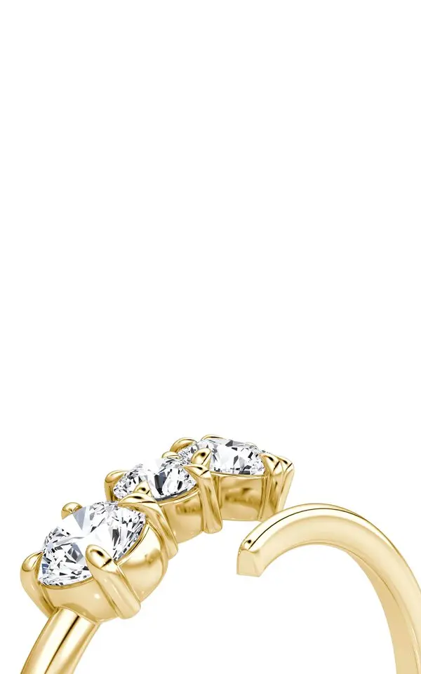 VRAI 14k Yellow Lab-grown Diamond Cosmos Ring