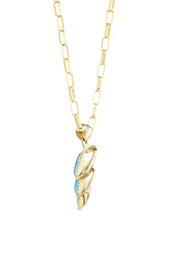 TACIT Reversible Lightning Bolt Necklace - Blue
