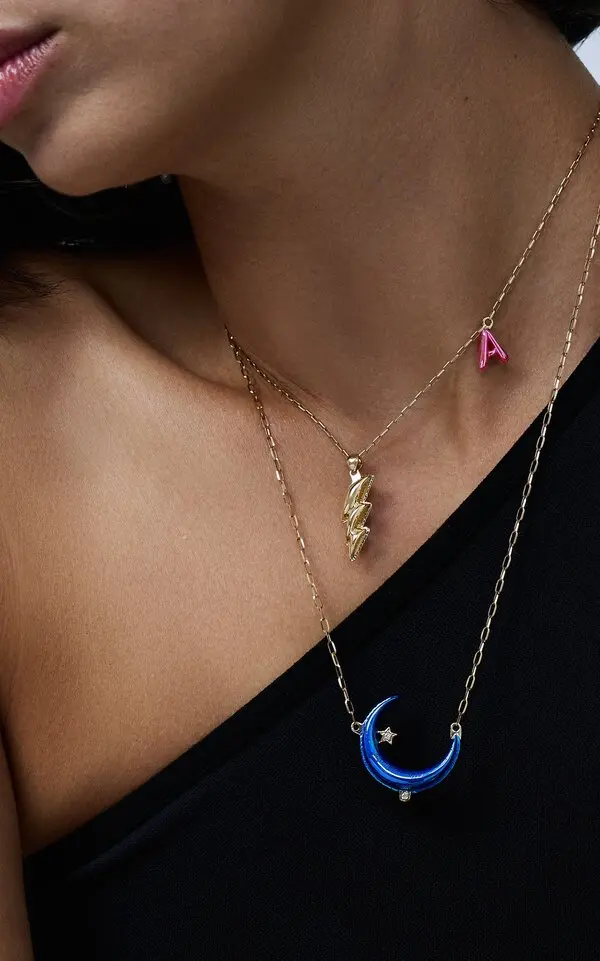 TACIT Reversible Lightning Bolt Necklace