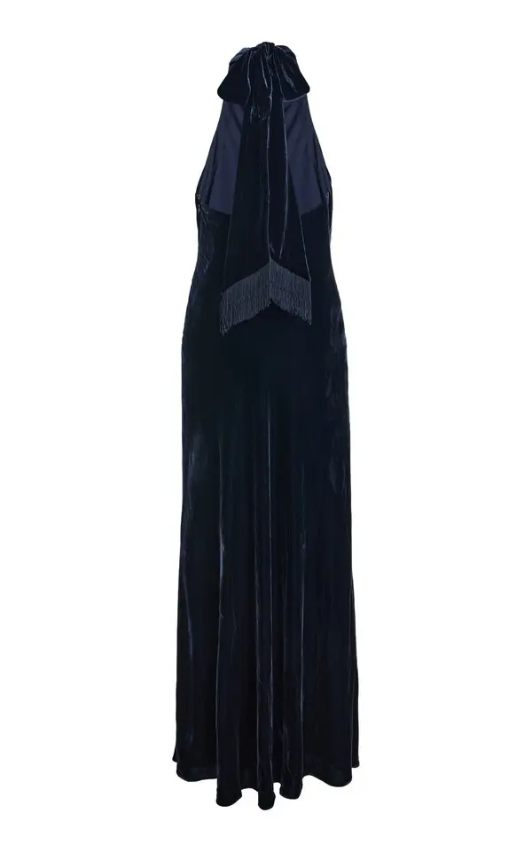 Cara Cara Genesis Silk-blend Velvet Gown