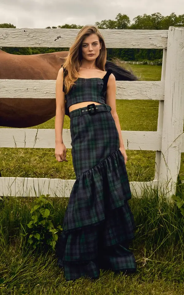 Cara Cara Priya Virgin Wool Maxi Skirt