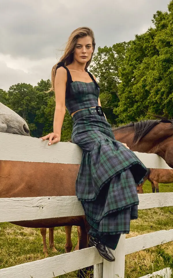 Cara Cara Priya Virgin Wool Maxi Skirt
