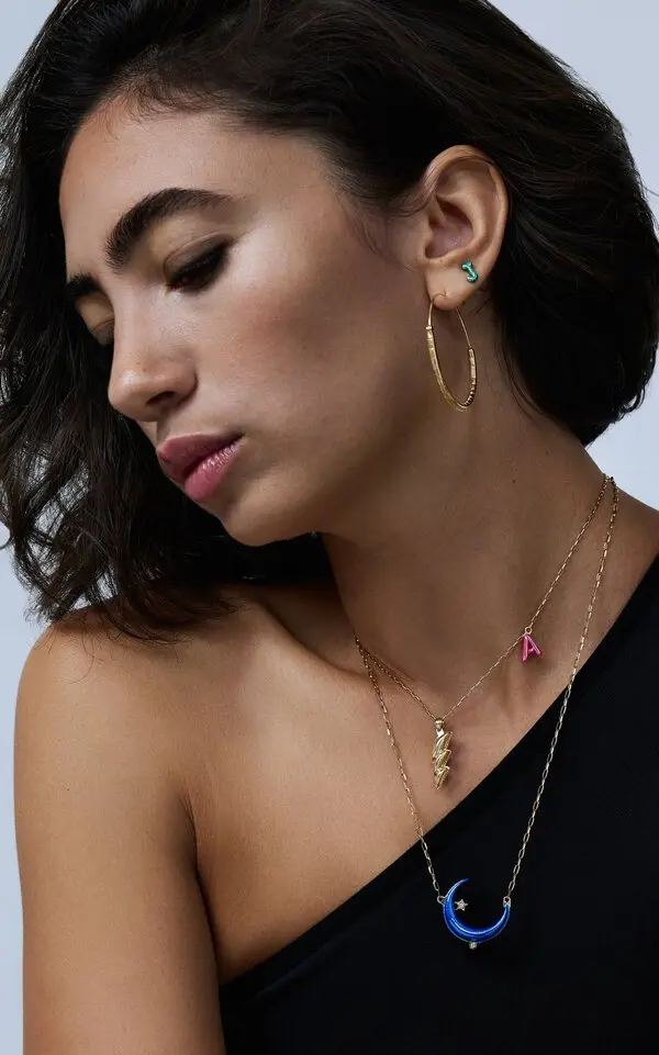 TACIT Moon Diamond Necklace