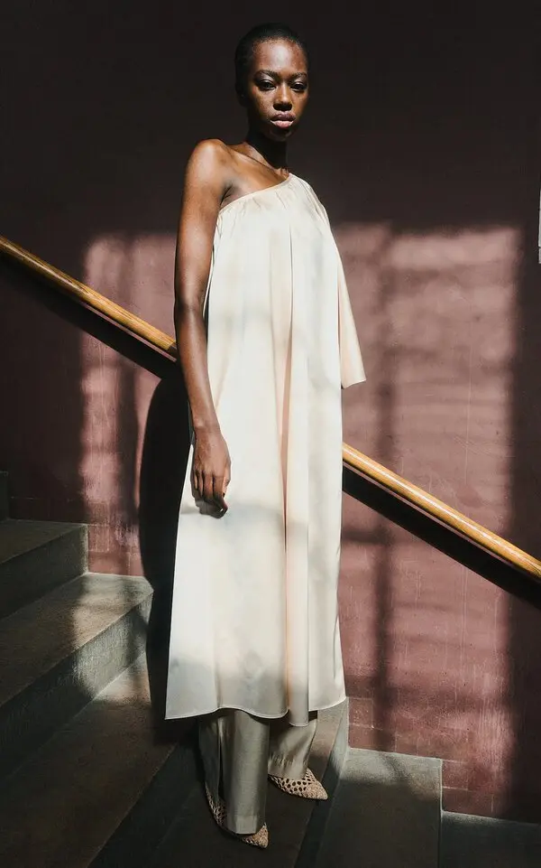 THE GARMENT Giselle Cotton-blend Maxi Dress
