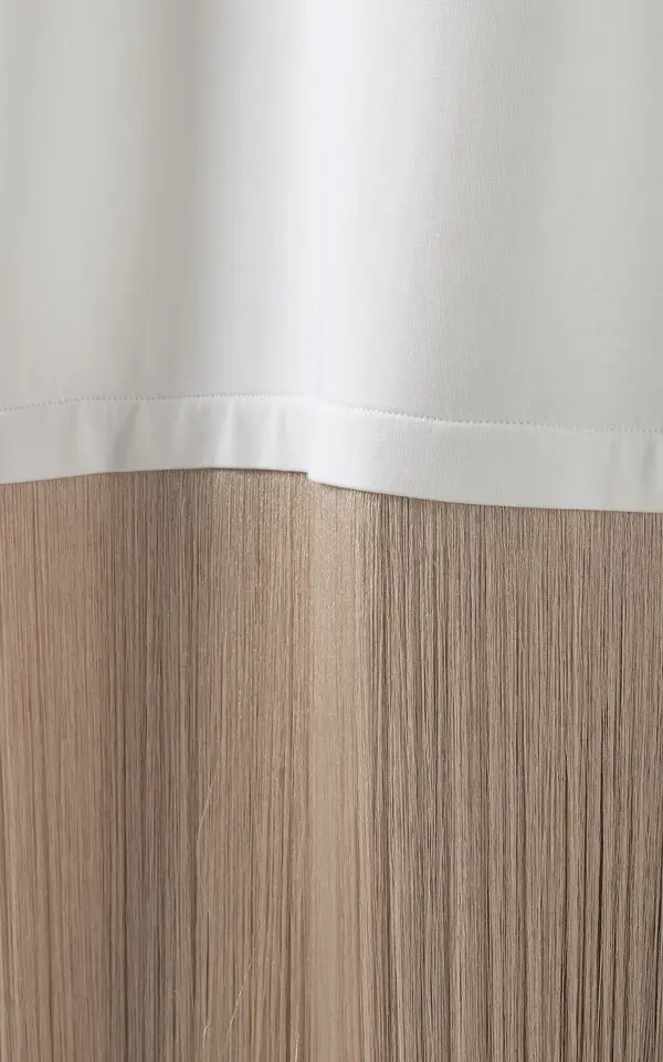 THE GARMENT Tg Cotton-blend Fringe Tee