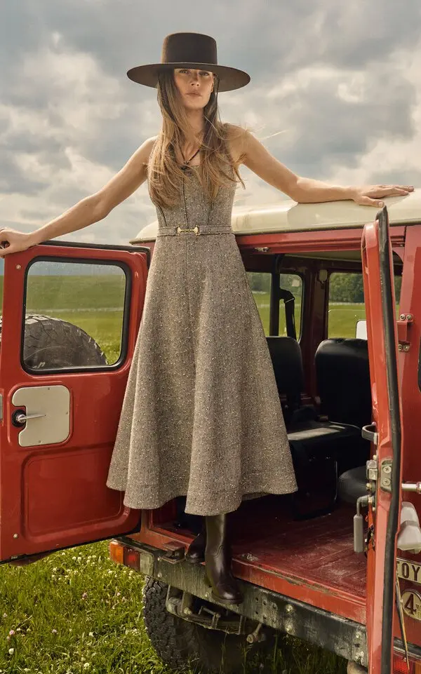 Cara Cara Dalia Midi Wool Dress