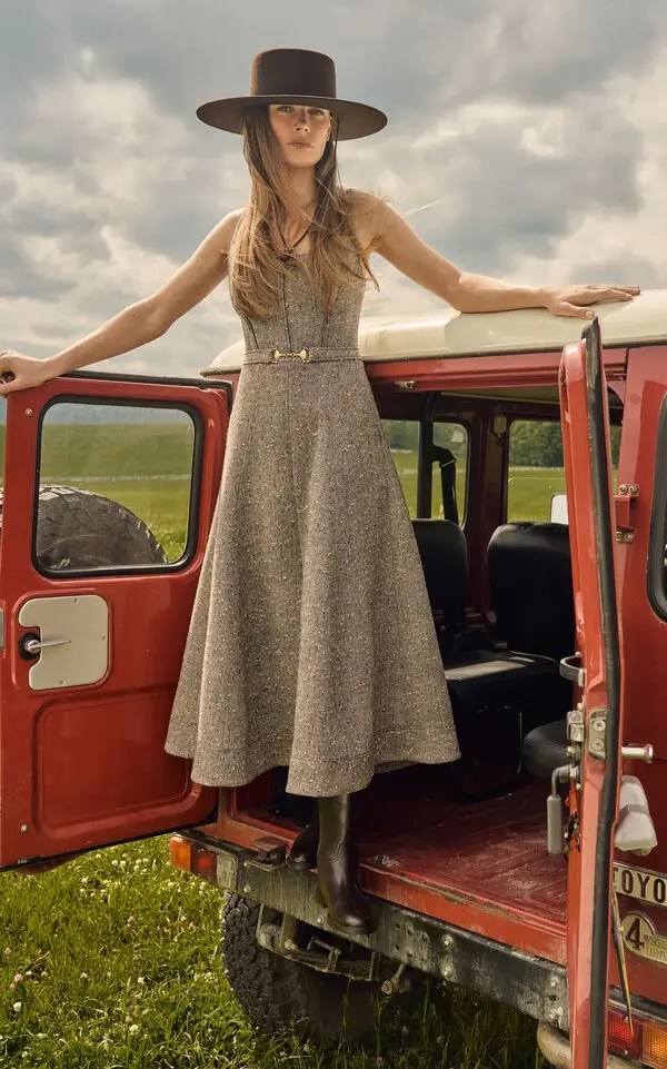 Cara Cara Dalia Midi Wool Dress
