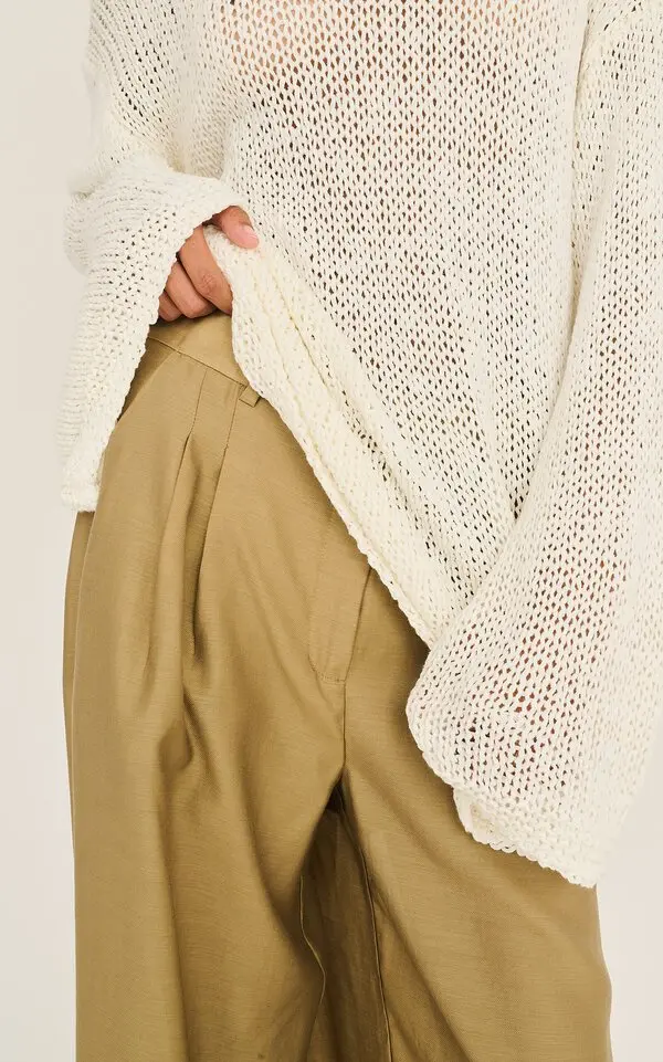 THE GARMENT Eleanor Wool-blend Pants - Olive